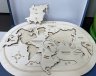 Laser Cut Wooden World Map Puzzle Free Vector cdr Download - 3axis.co
