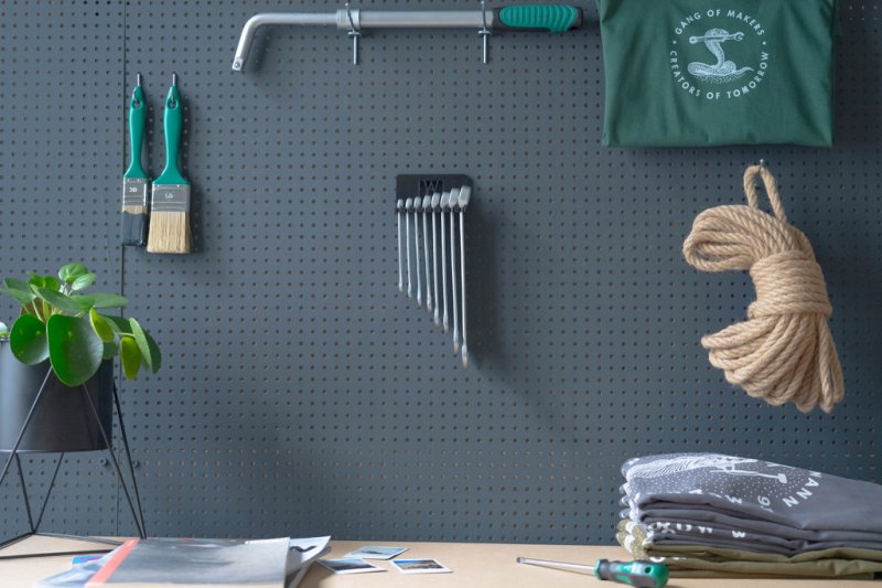 Combination Spanner Set 8pcs Metric 8-19mm Wall Holder 011 I For Screws ...