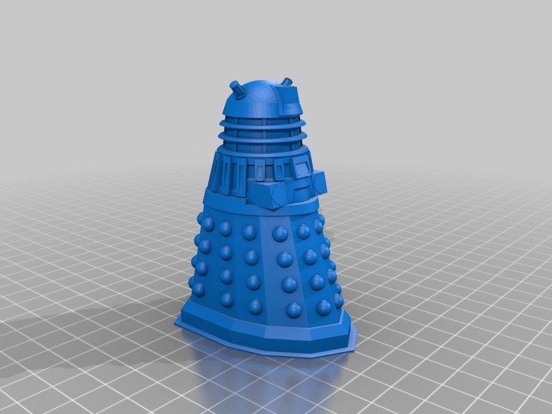 Doctor Who New Series Dalek Body Fixed 3D Printer Model Download Free ...