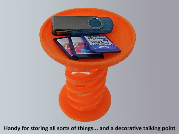 Springy Stand 3D Printer Model Download Free STL File - 3axis.co