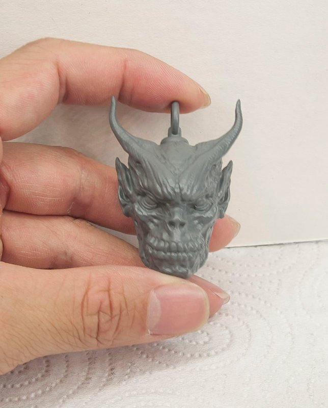 Japanese Demon Heads 3D Printer Model Download Free STL File - 3axis.co