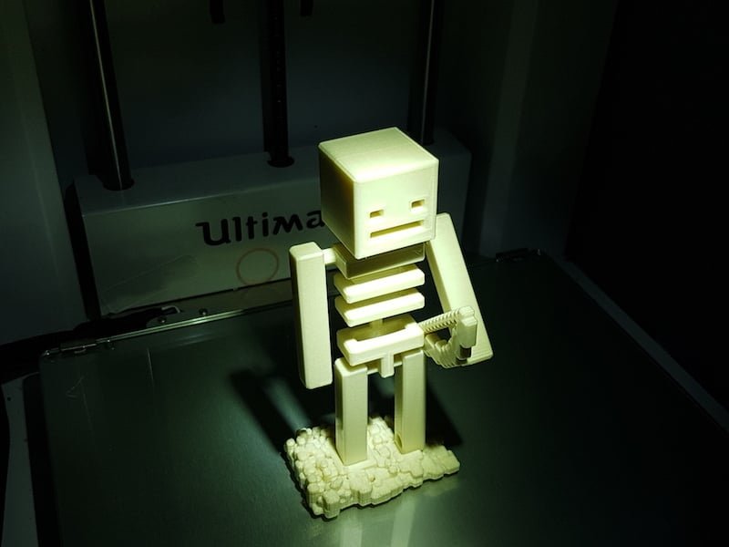 Minecraft Skeleton With Bow 3D Printer Model Download Free STL File ...