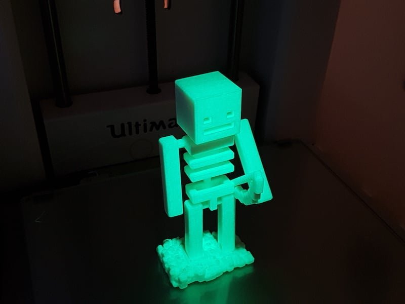 Minecraft Skeleton With Bow 3D Printer Model Download Free STL File ...