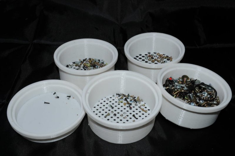 Stacked Screw Sorter Storage 3D Printer Model Download Free STL File ...