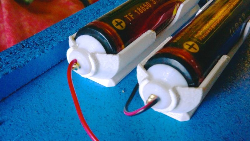 18650 Lithium Cell Battery Holder 3D Printer Model Download Free STL ...