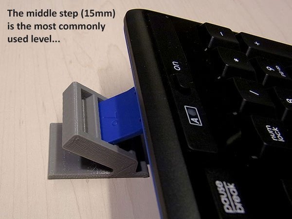 Keyboard Steps – Adjust The Angle Of Computer Keyboards 3D Printer ...