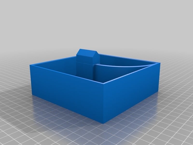 Flower Pot And House 3D Printer Model Download Free STL File - 3axis.co