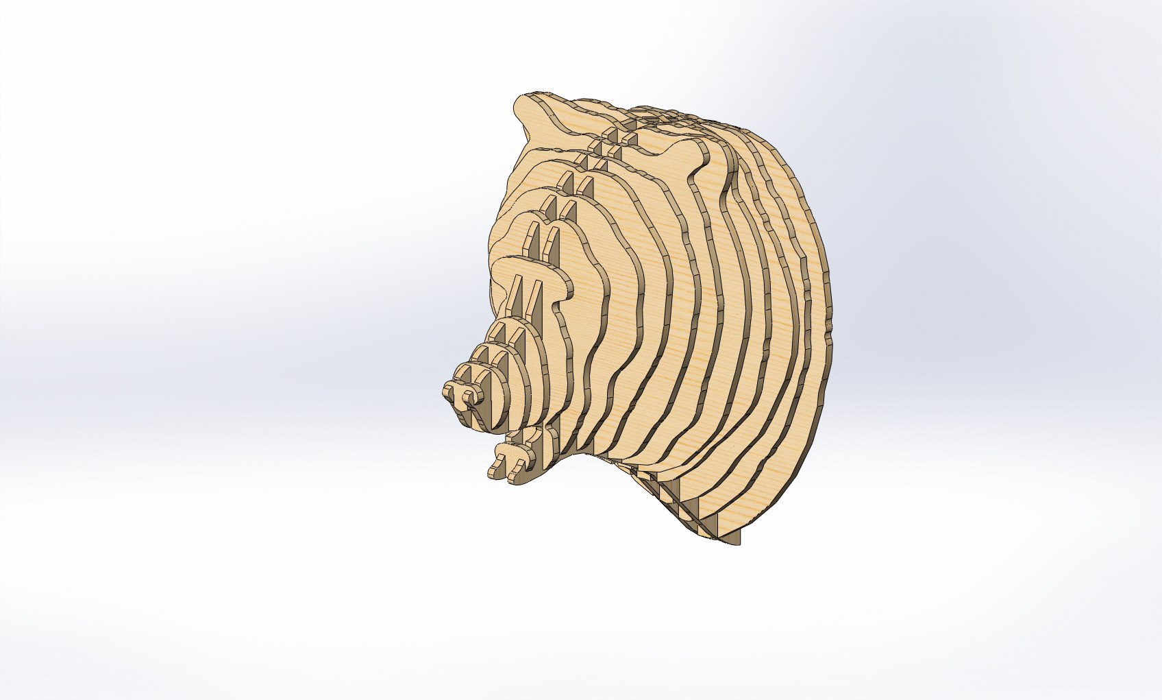 Bear 3D Puzzle Plans Free Vector Cdr Download 3axis co Bear 3D Puzzle Plans Free Vector Cdr Download 3axis co
