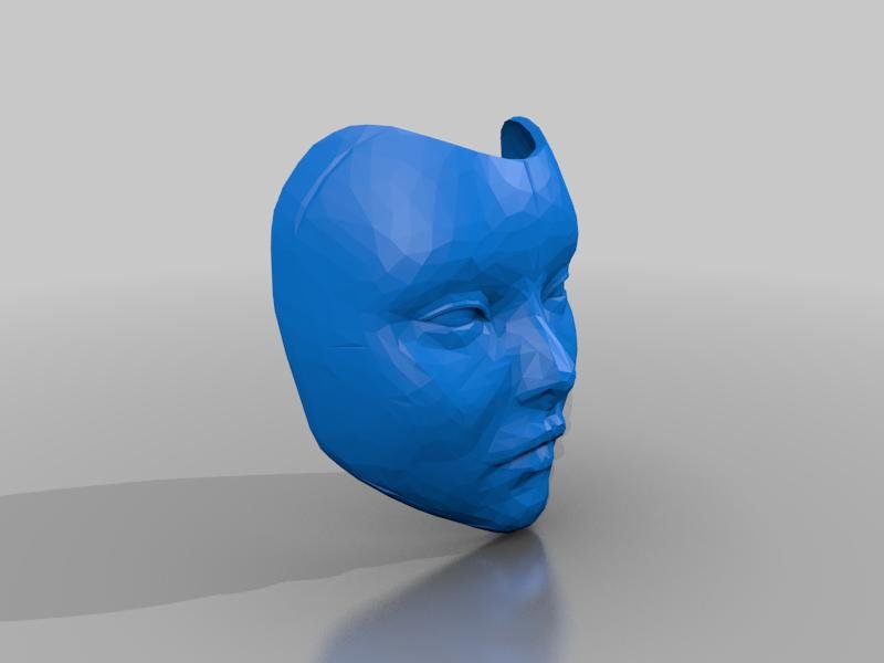 Geisha Mask – Ghost In The Shell – Gubbins 3D Printer Model Download ...