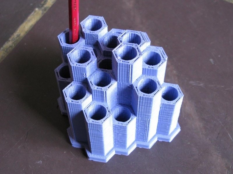Basalt Pencil Holder 3D Printer Model Download Free STL File - 3axis.co