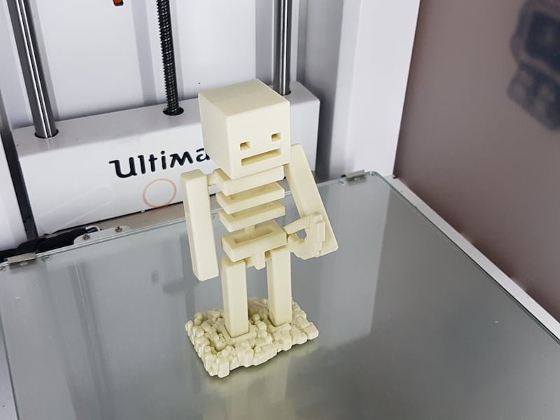Minecraft Skeleton With Bow 3D Printer Model Download Free STL File ...
