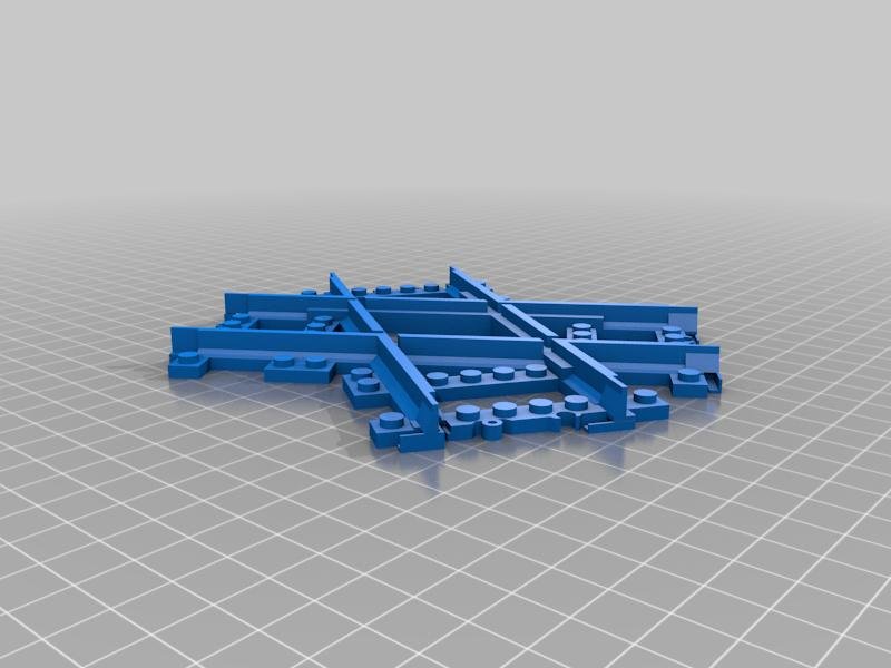 Various Lego Compatible Train Track Crossing , Buffers And Other Bits ...