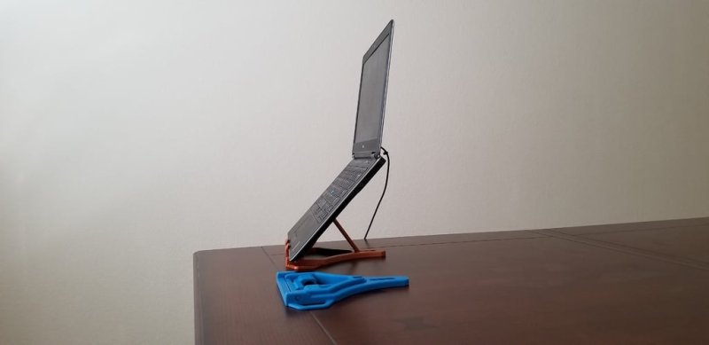 Foldable Laptop, Switch, Tablet, And Mobile Phone Stand. Prints Fully ...