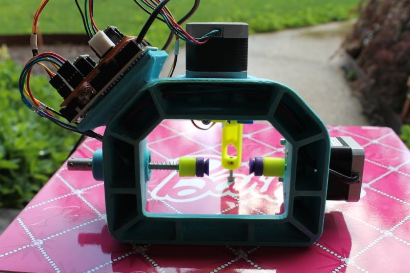 One Piece Printed Eggbot/Spherebot 3D Printer Model Download Free STL File - 3axis.co