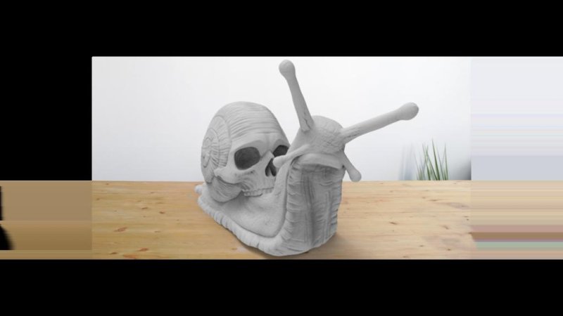 Skull Snail 3D Printer Model Download Free STL File - 3axis.co