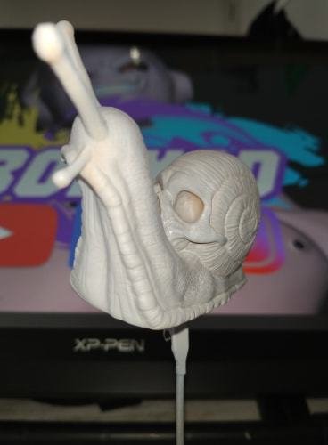 Skull Snail 3D Printer Model Download Free STL File - 3axis.co