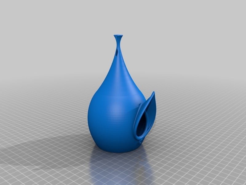 Easy Print Birdhouse & Separate Perches. 3D Printer Model Download Free ...