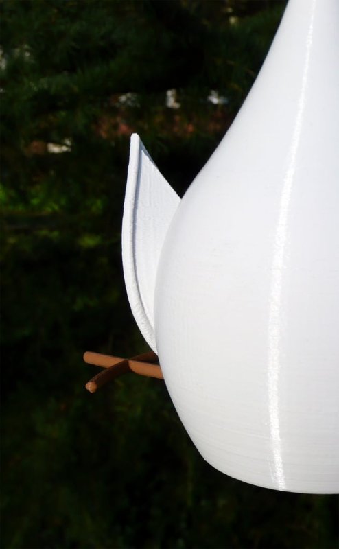 Easy Print Birdhouse & Separate Perches. 3D Printer Model Download Free ...