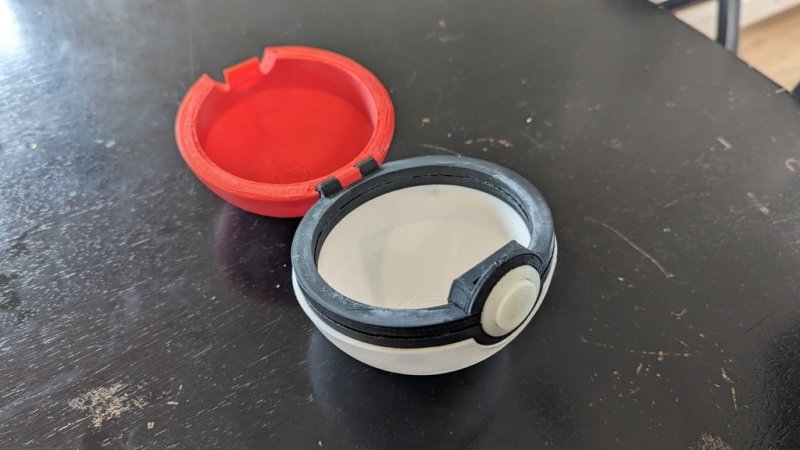 Pokeball (added Durability) 3D Printer Model Download Free STL File ...