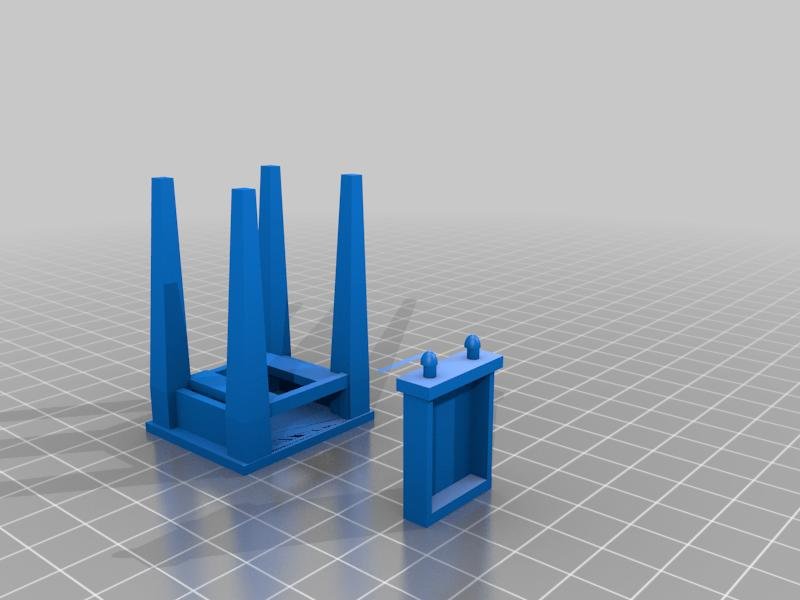 Shaker Side Table 1:12 Scale 3D Printer Model Download Free STL File ...