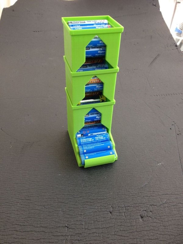 Expandable Battery Dispenser 3D Printer Model Download Free STL File ...