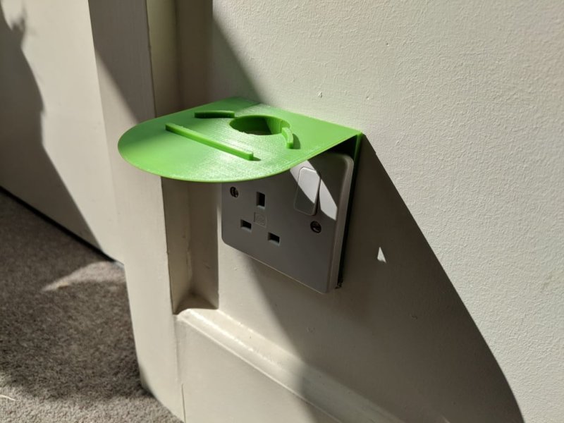 Google Wifi UK Socket Shelf 3D Printer Model Download Free STL File ...