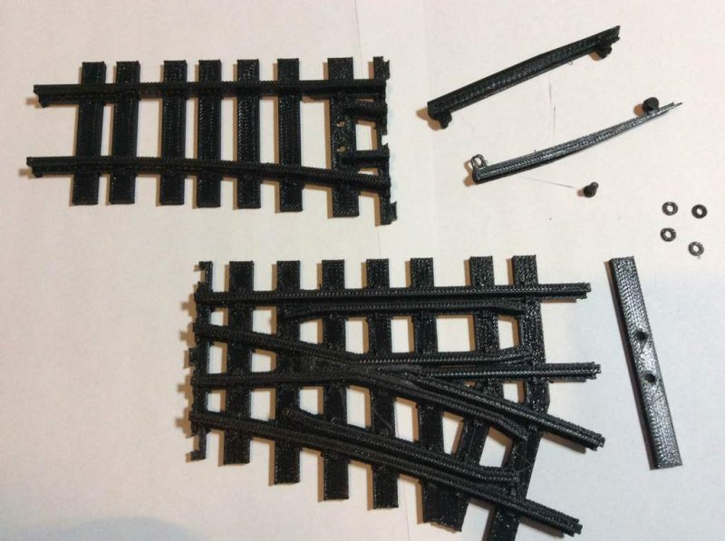 Turnout For Garden Railway Track System 32mm 3D Printer Model Download ...