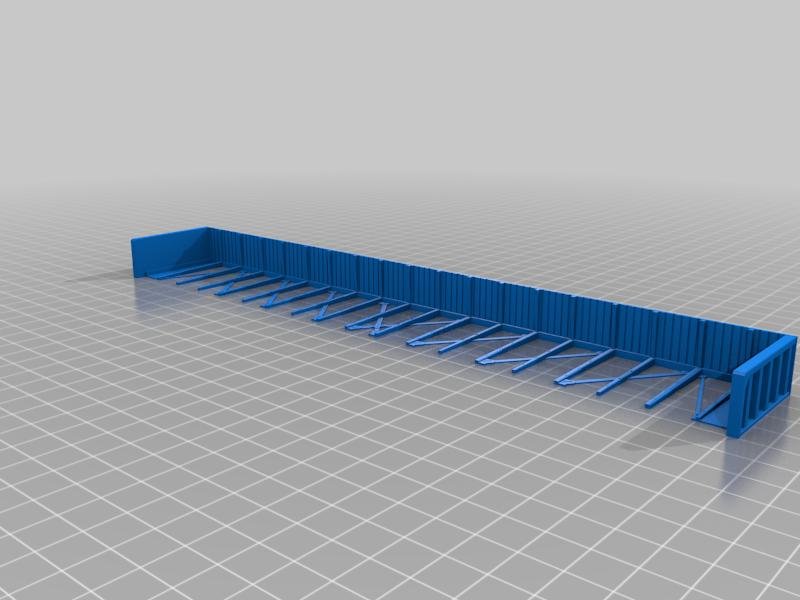 73ft Centerbeam Train Car HO Scale 3D Printer Model Download Free STL ...