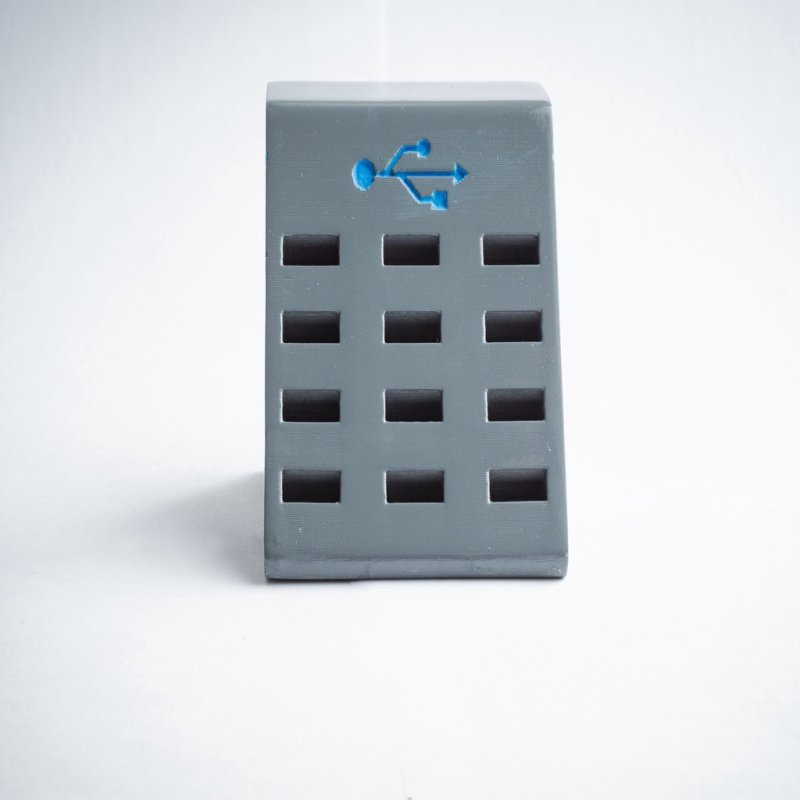 USB Holder 3D Printer Model Download Free STL File - 3axis.co