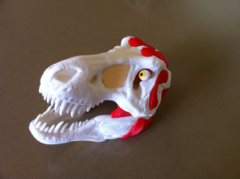 T-Rex Musculature 3D Printer Model Download Free STL File - 3axis.co