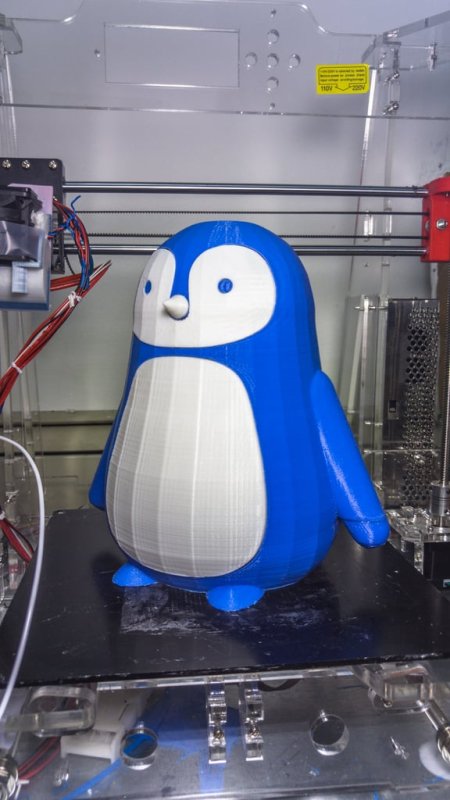 Cute 3D Printable Penguin/Baby Penguin With Drawer Organizer Secret ...