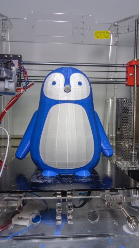 Cute 3D Printable Penguin/Baby Penguin With Drawer Organizer Secret ...