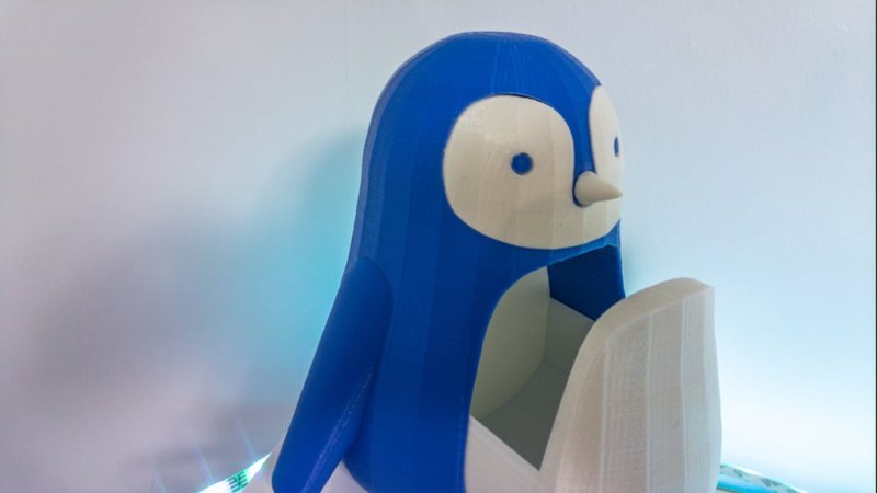 Cute 3D Printable Penguin/Baby Penguin With Drawer Organizer Secret ...