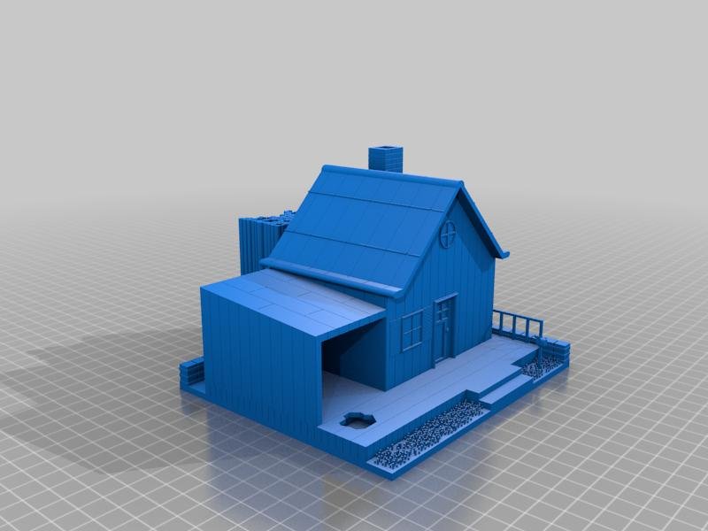 Stardew Valley House (Starting) 3D Printer Model Download Free STL File ...