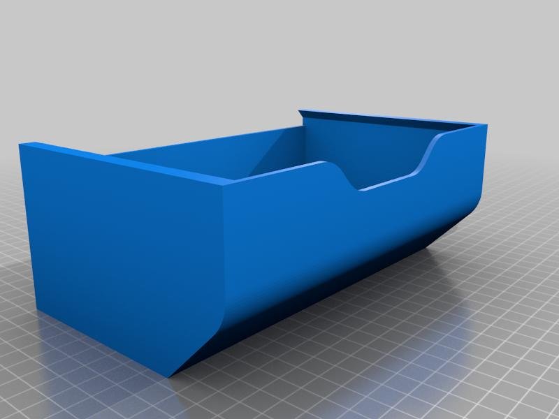 Parametric Under Desk Drawer (No Support) 3D Printer Model Download Free STL File - 3axis.co
