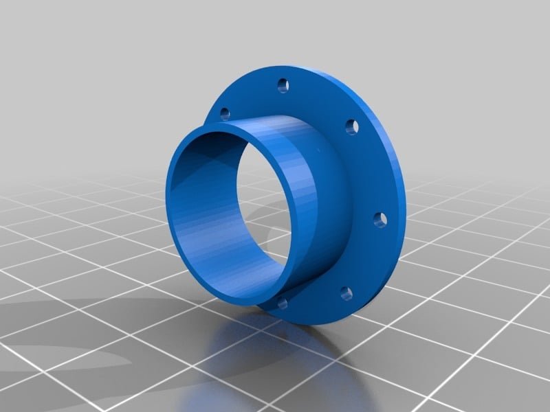 Flange Pipe 1:87 Scale (H0) 3D Printer Model Download Free STL File ...