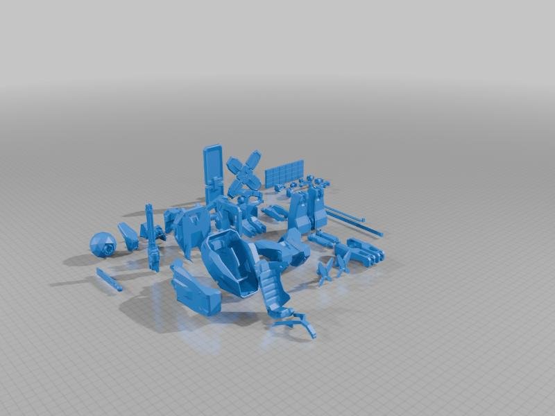 Mech Modular Action Figure 3D Printer Model Download Free STL File ...