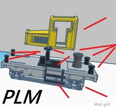 Locomotive Locotracteur BERLIET – Shunter BERLIET HO Scale 3D Printer ...
