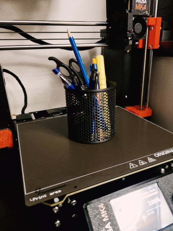 Pen Holder 3D Printer Model Download Free STL File - 3axis.co