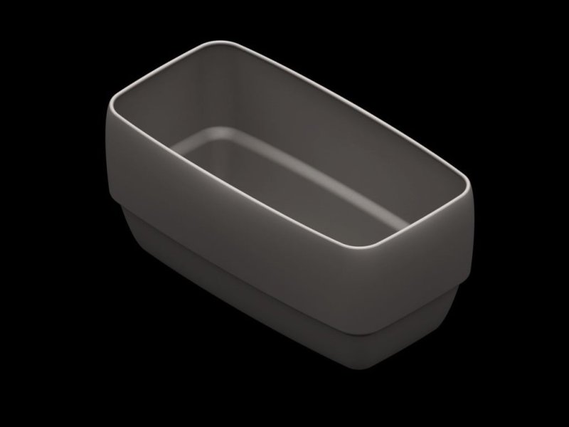 Simple Rectangular Planter 3D Printer Model Download Free STL File ...