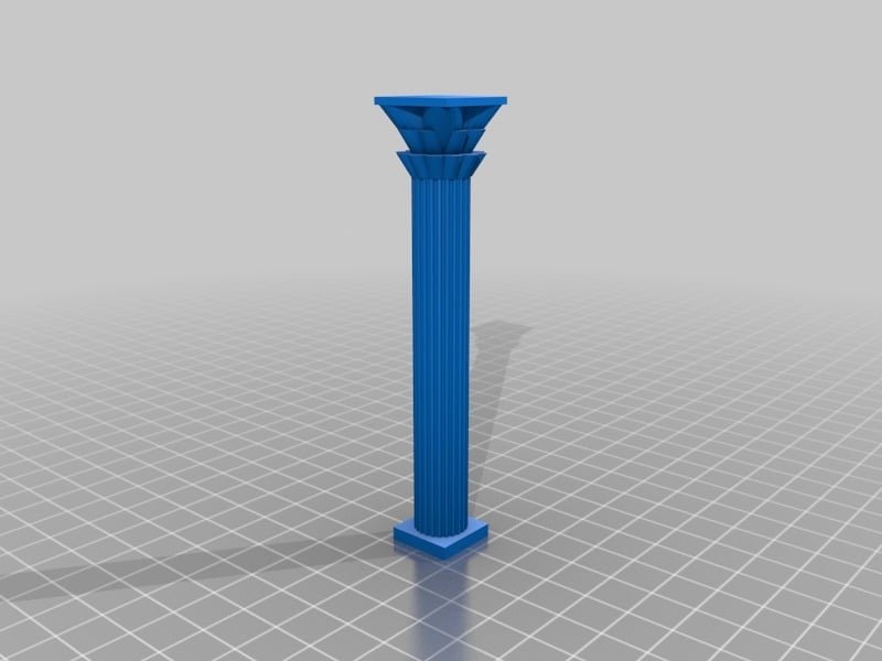 Customizable Column 3D Printer Model Download Free STL File - 3axis.co