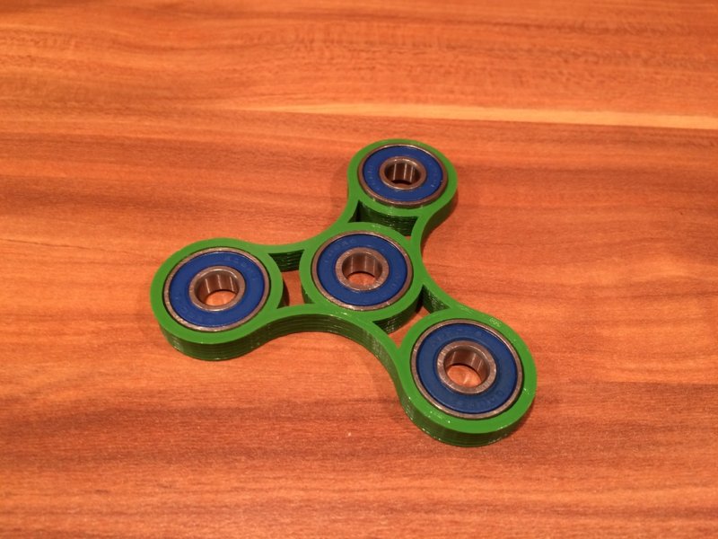 Fidget Spinner 3D Printer Model Download Free STL File - 3axis.co