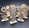 Laser Cut Flower Pot Decor DXF File Free Download - 3axis.co
